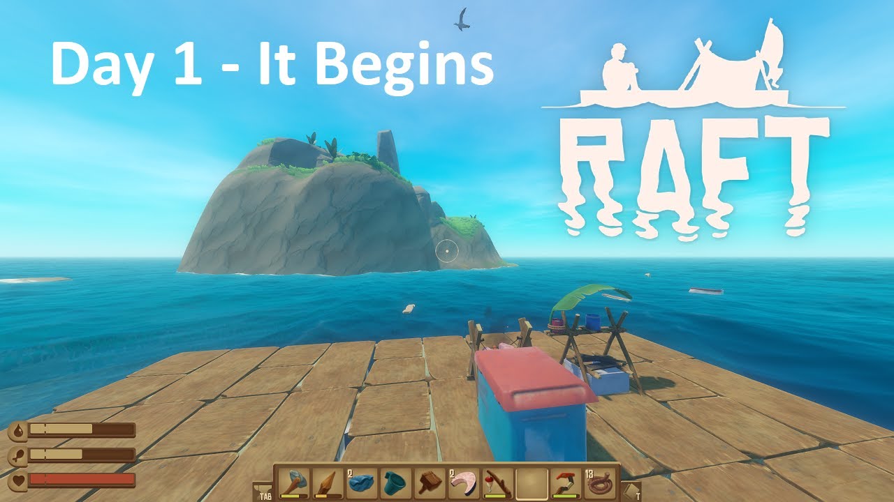Raft Ep1 - The Beginning - YouTube