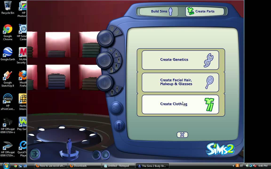 MY way to make cloths on sims 2 body shop - YouTube