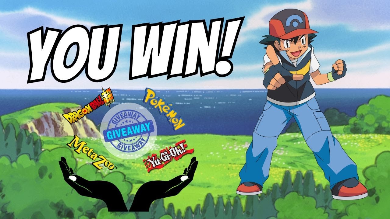 You WON!! GIVEAWAY Winner Announced! Opening Some Dragon Ball & Pokémon ...