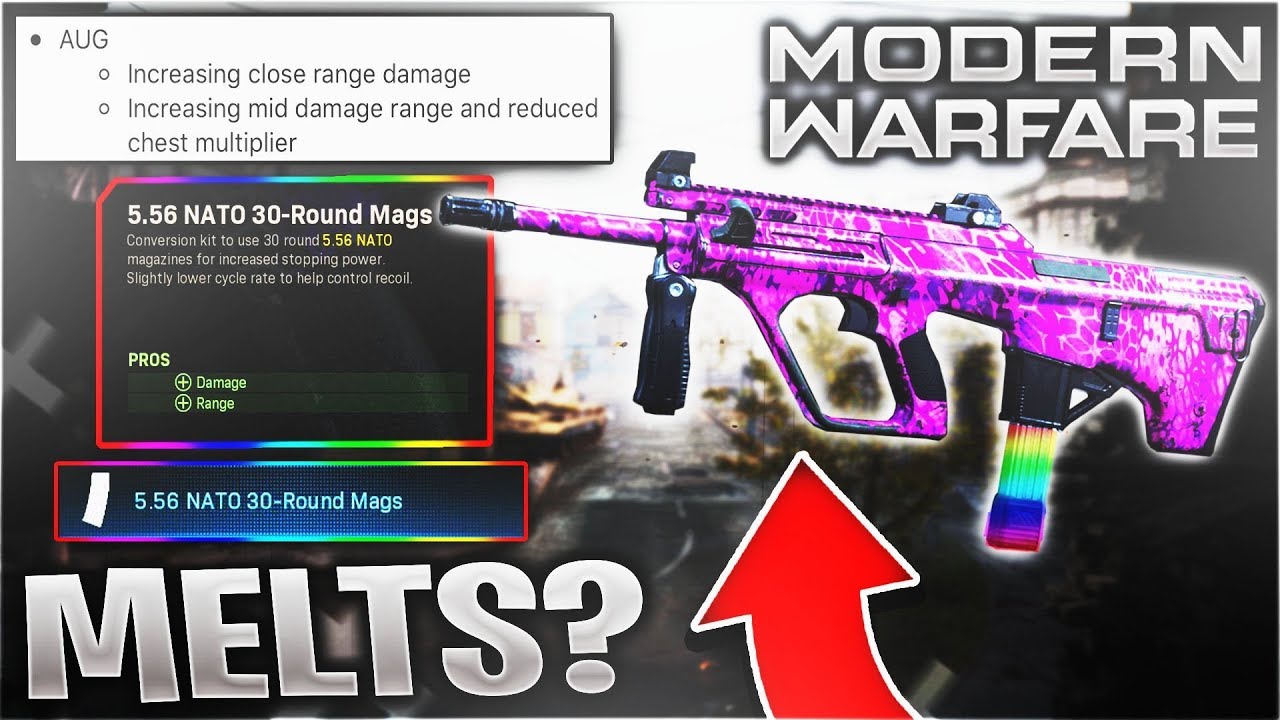 Modern Warfare: NEW Pro Buffed No Recoil AUG Best Class Setup After ...