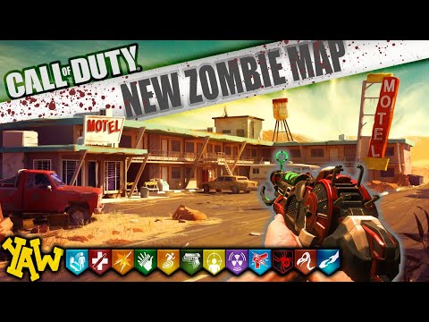 ZOMBIE MOTEL SURVIVAL *CUSTOM MAP* (Call of Duty Zombies Gameplay)