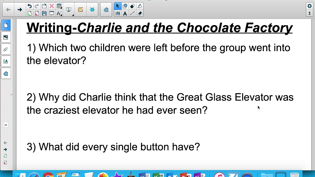 Charlie and the Chocolate Factory-Novel Study-Questions-3 (The Great ...