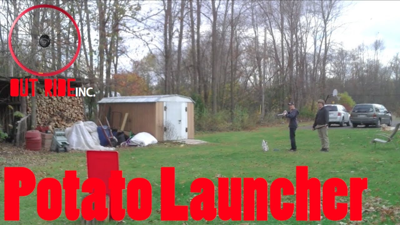 Potato Launcher! (How to make and Shooting) - YouTube