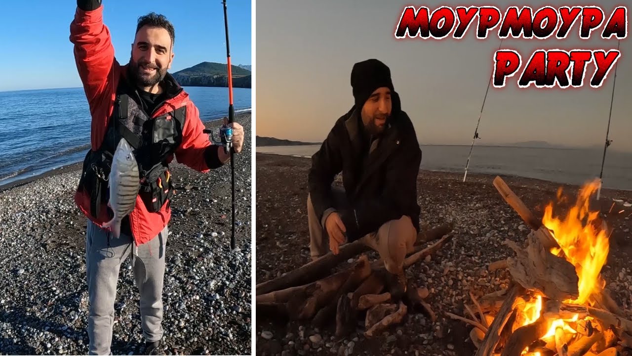 Ψάρεμα μουρμούρας από την ακτή με επιτυχία - YouTube