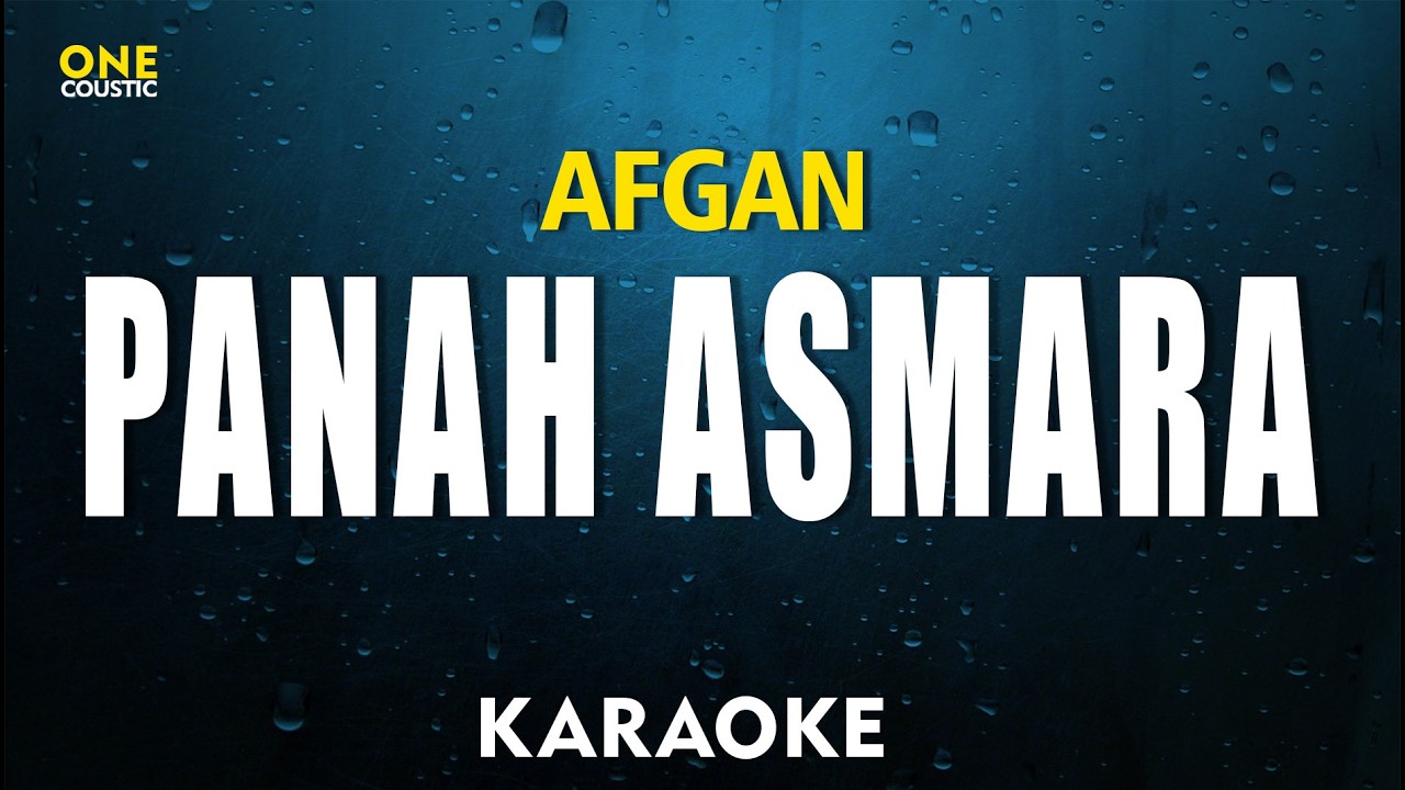 Afgan - Panah Asmara ( Karaoke Version ) - YouTube