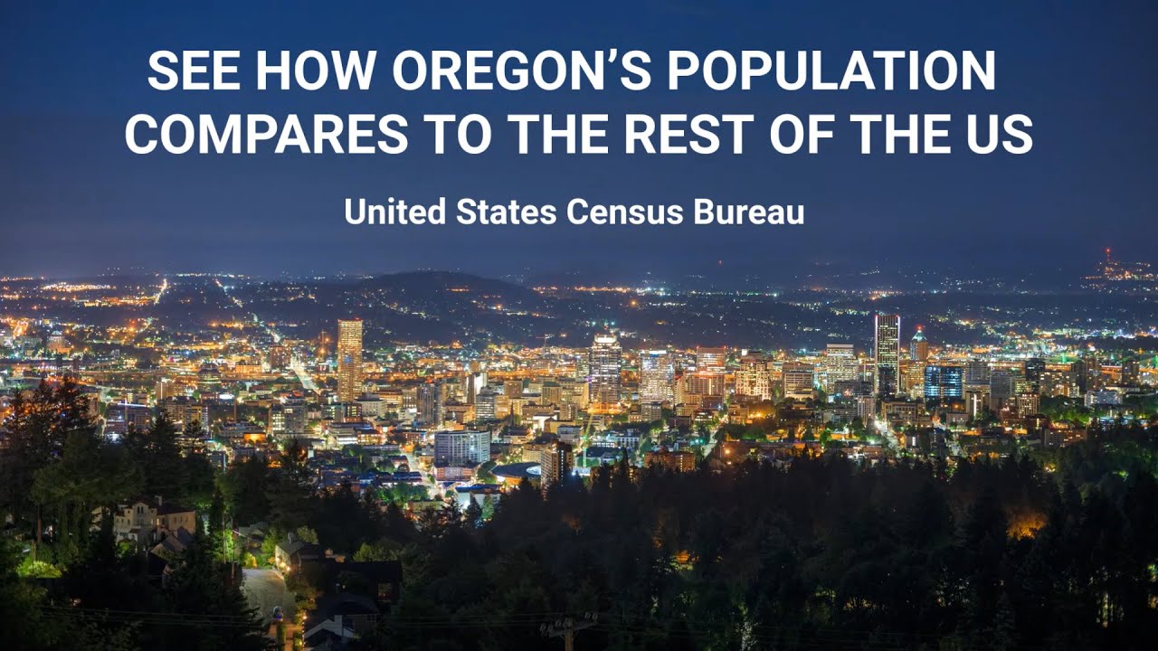 See how Oregon’s population compares to the rest of the US - YouTube