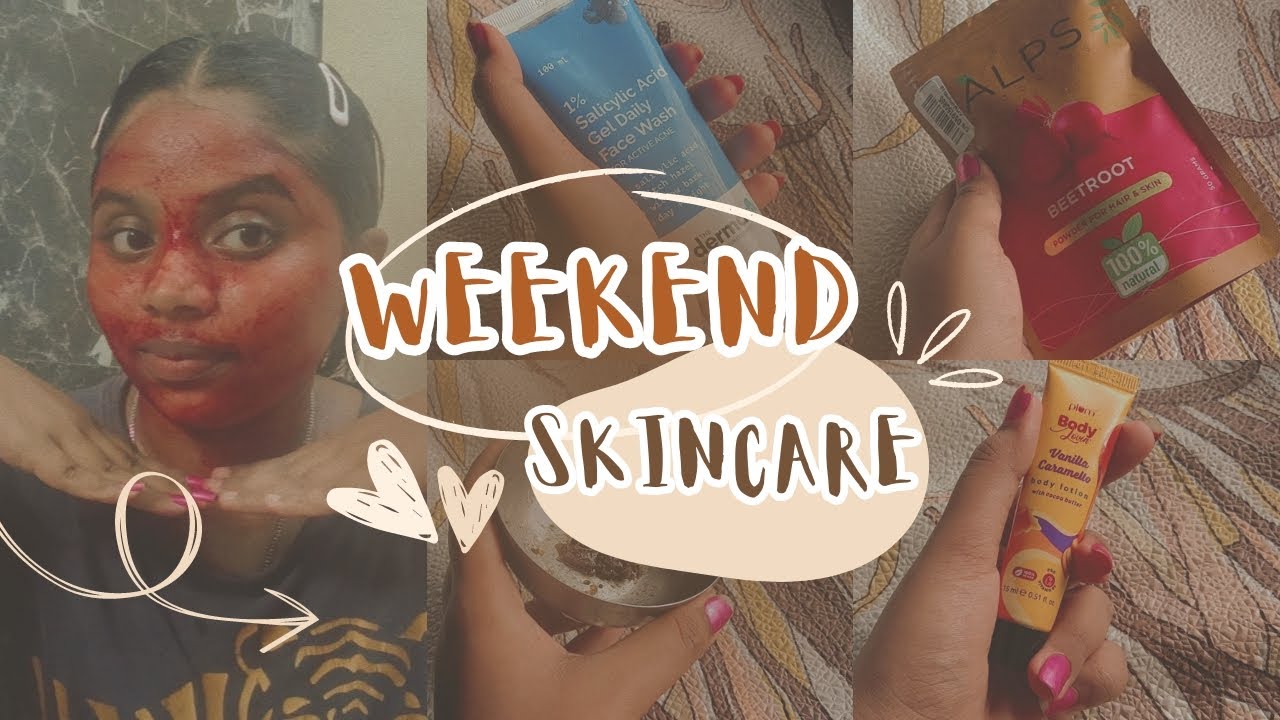 weekend skincare routine 🌸 - YouTube