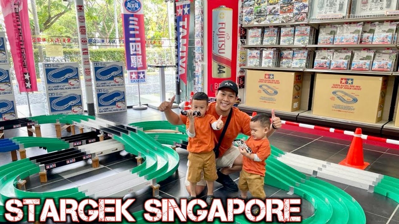 (Part 1) HARI KETIGA DI SINGAPORE KAMI BERMAIN MINI 4WD di STARGEK || SERU BANGET ️ - YouTube
