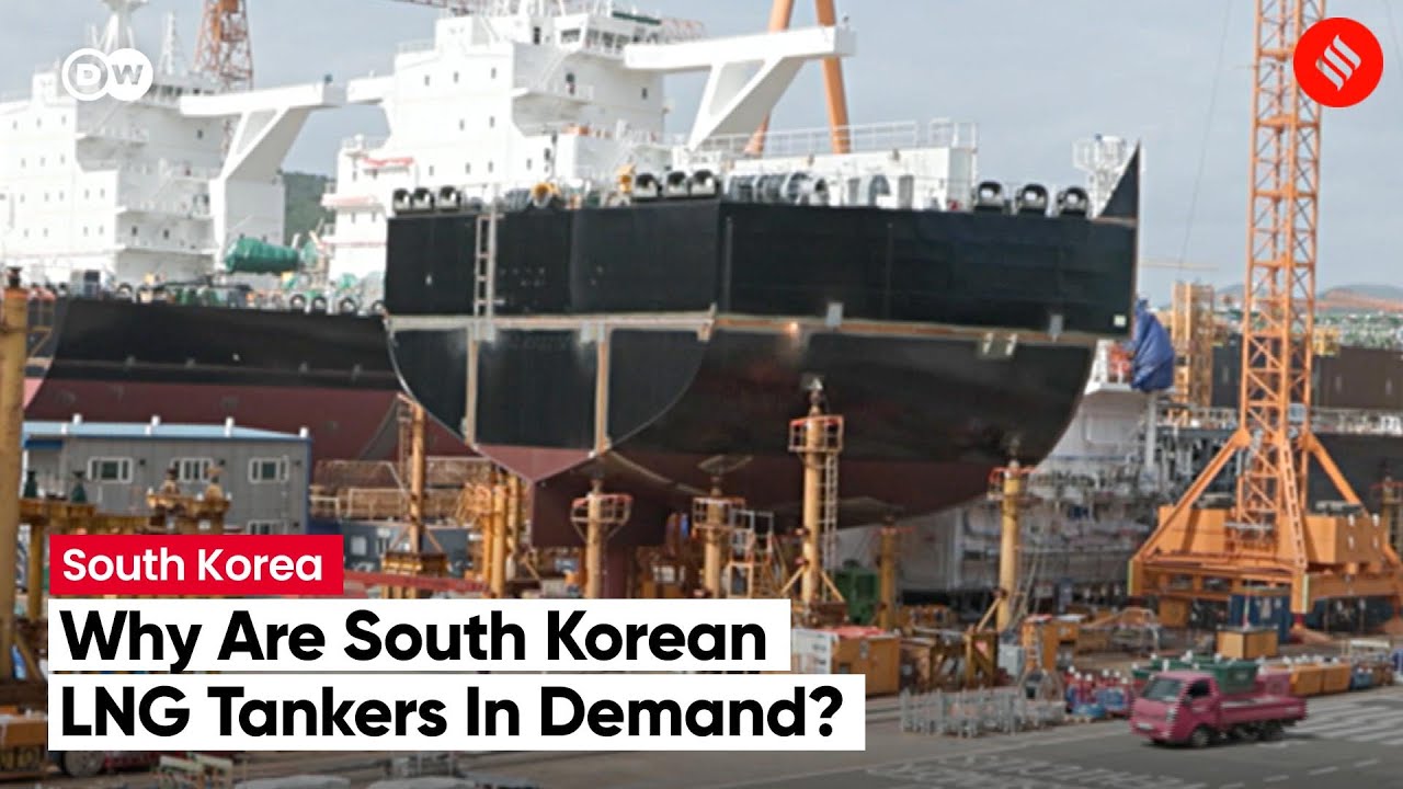 South Korean LNG tankers are in high demand - YouTube
