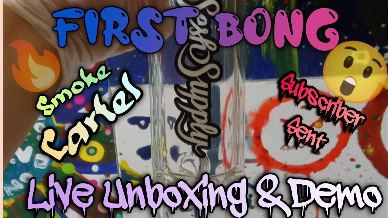 NEWBIE ALERT!!!!! First Bong sesh (Subscriber Sent) - YouTube