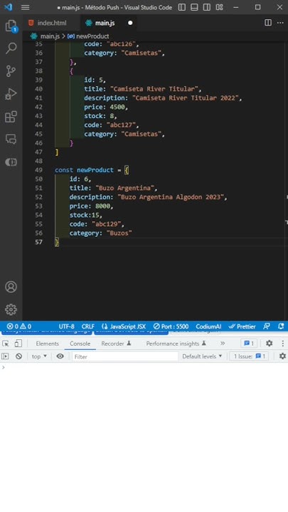 Método Push en JavaScript - YouTube