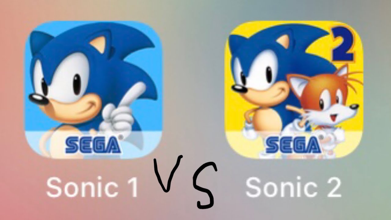 Sonic 1 vs Sonic 2! - YouTube