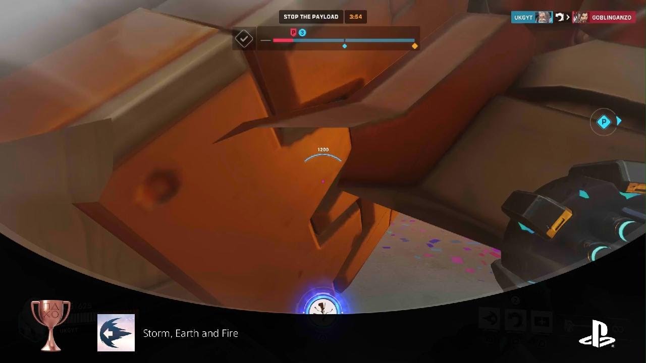 Overwatch 2 Storm,Earth and Fire Achievement Reinhardt Cute Spray - YouTube