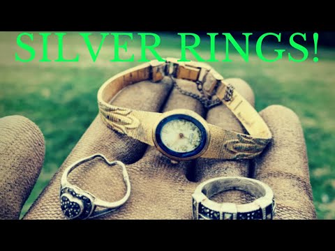 Metal Detecting/Silver Rings! #84 & #85 - YouTube