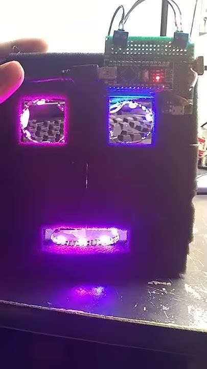 DIY LED mask - YouTube