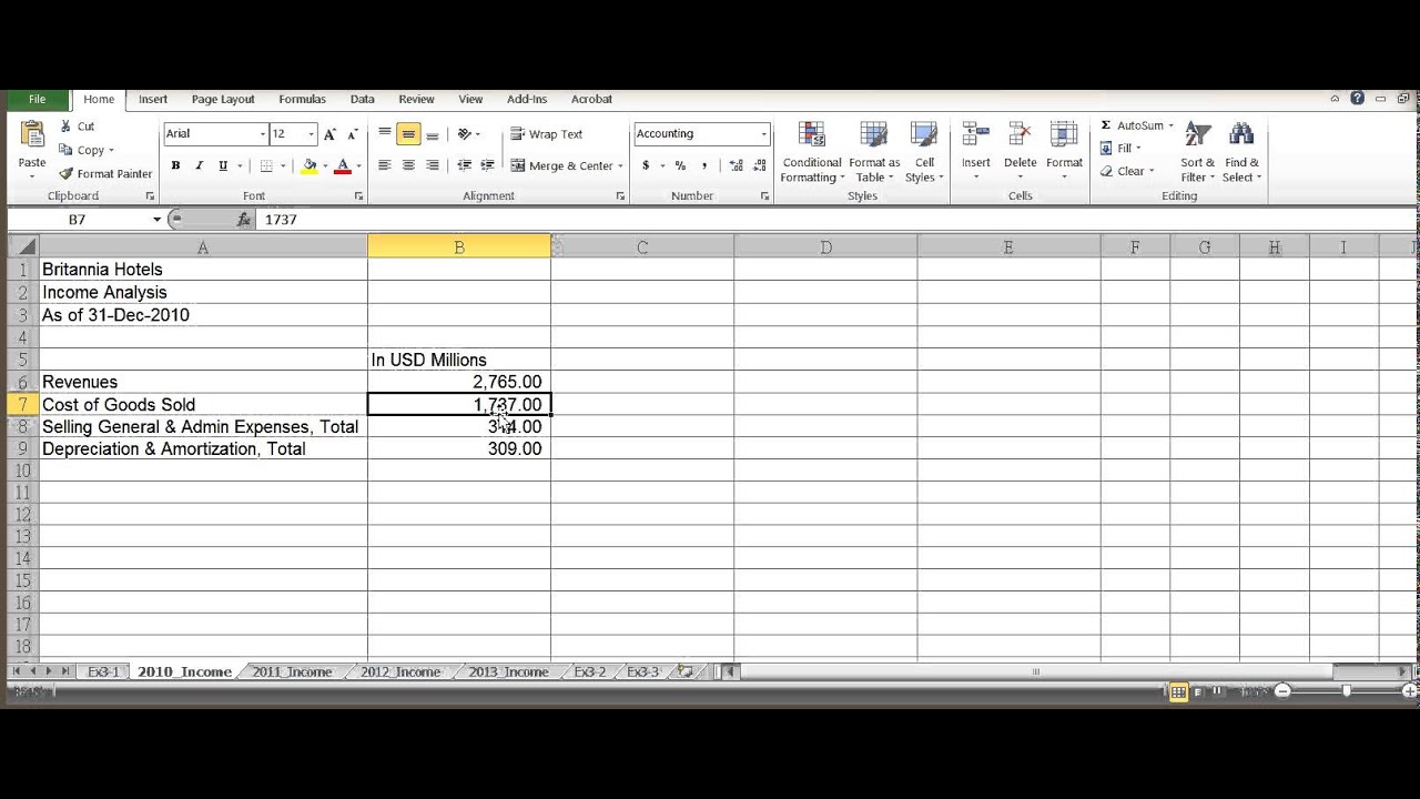Session3 EXCEL Exercise 2 Part 1 - YouTube