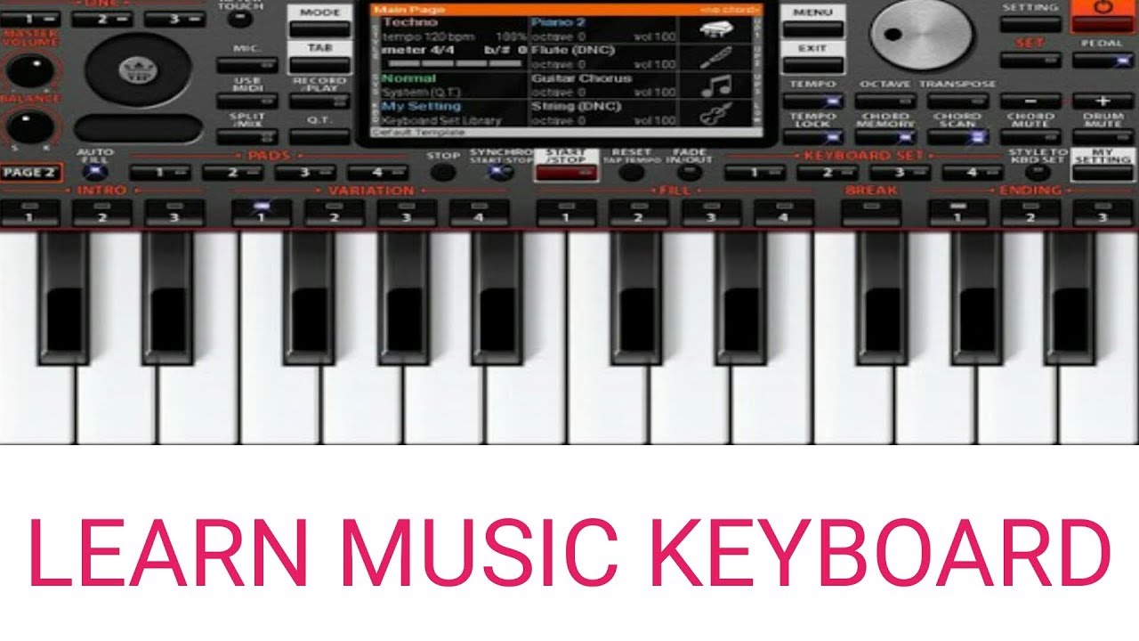 Musical keyboard app || How to learn keyboard - YouTube