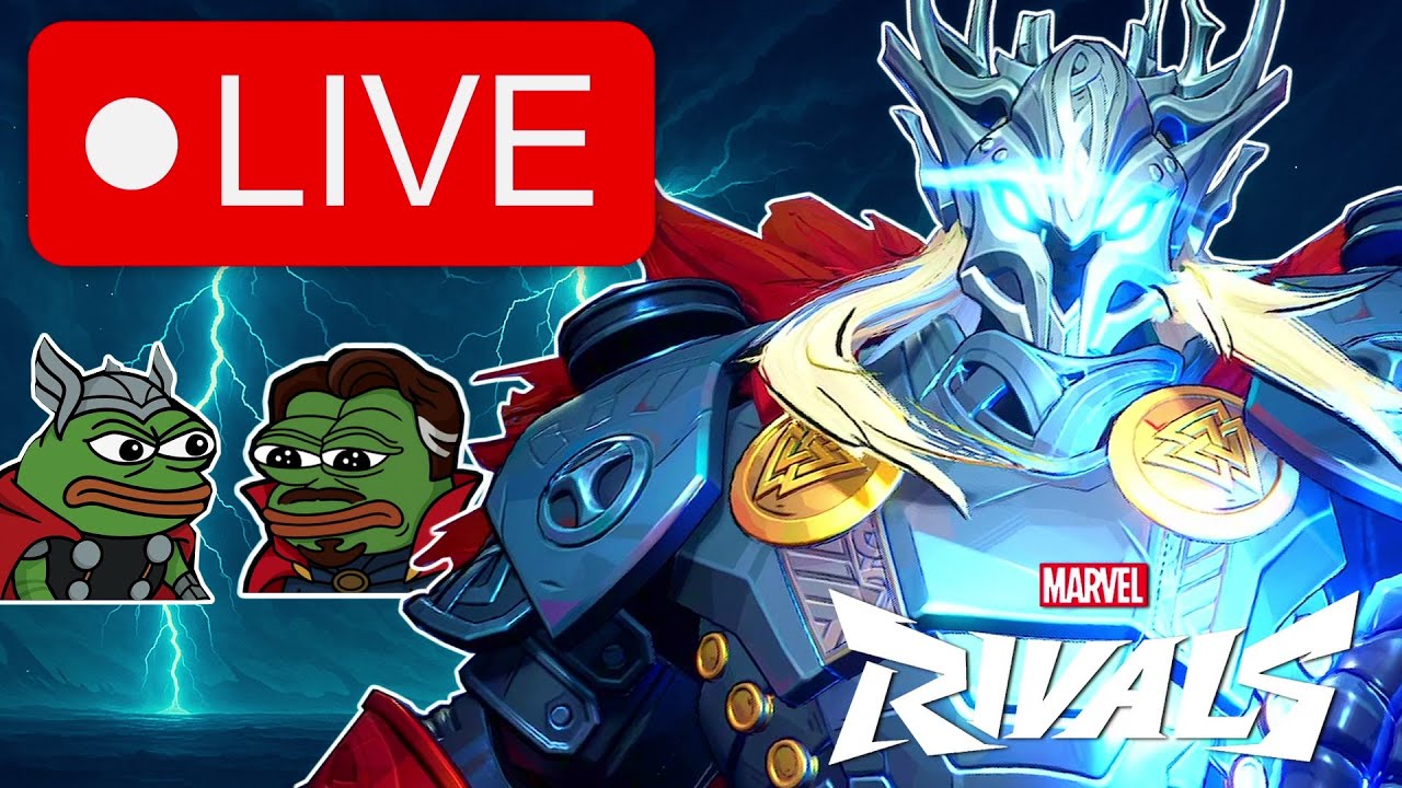 [DROPS] 🔴RANK 1 THOR 🔨 Marvel Rivals Ranked | Kappa Chungus Deluxe ...