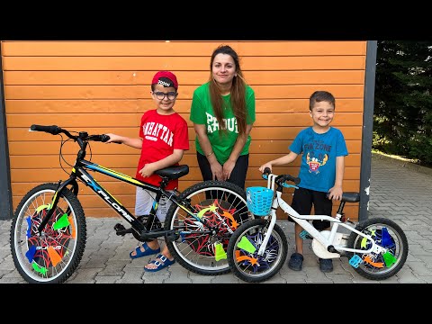 ANNEMLE BİRLİKTE BİSİKLETİMİZİ SÜSLEDİK !! Devran ile Onur Vlog