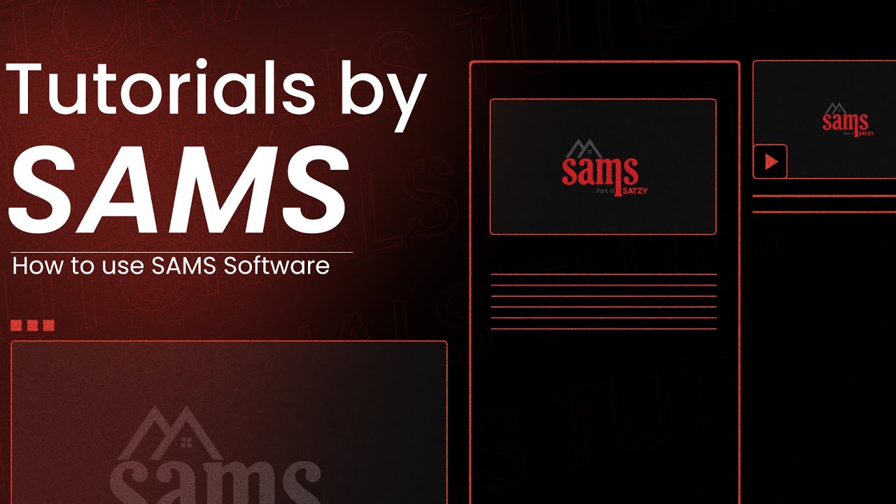 How to use sams software [Hindi] - YouTube