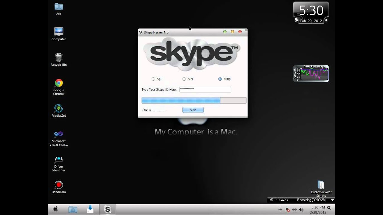 Skype Credit Hacker - YouTube