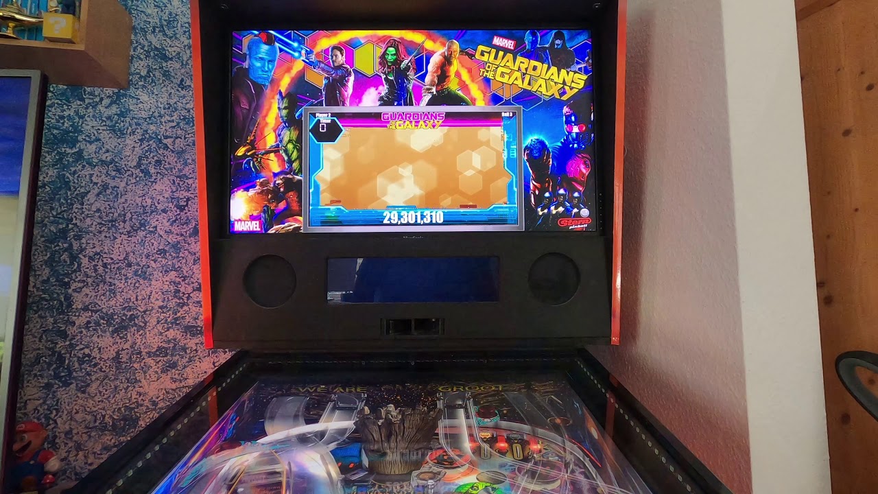 Guardians of the Galaxy VPX Alpha 9 in cabinet - YouTube