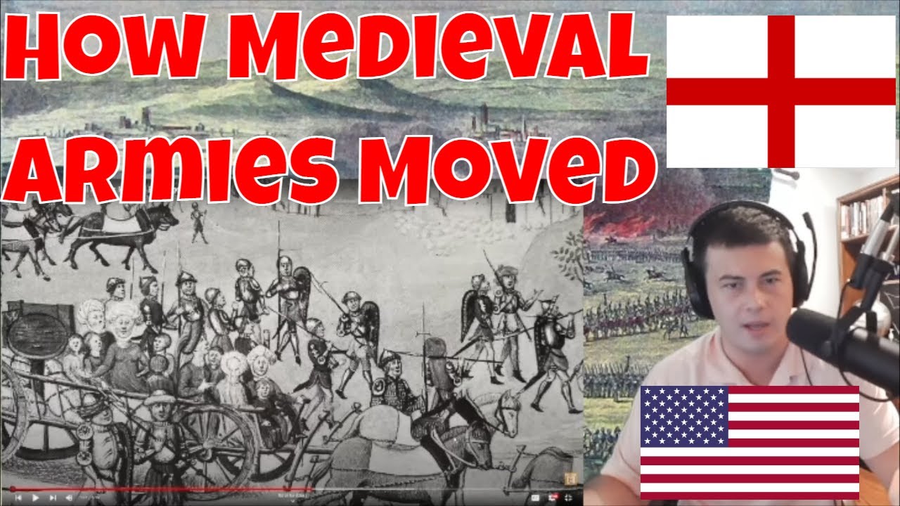 American Reacts How did Medieval Armies Move? | Baggage Train - YouTube