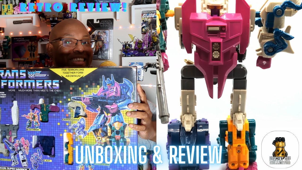 Transformers G1 Reissue Terrorcon Super Warrior Abominus KO: Unboxing ...