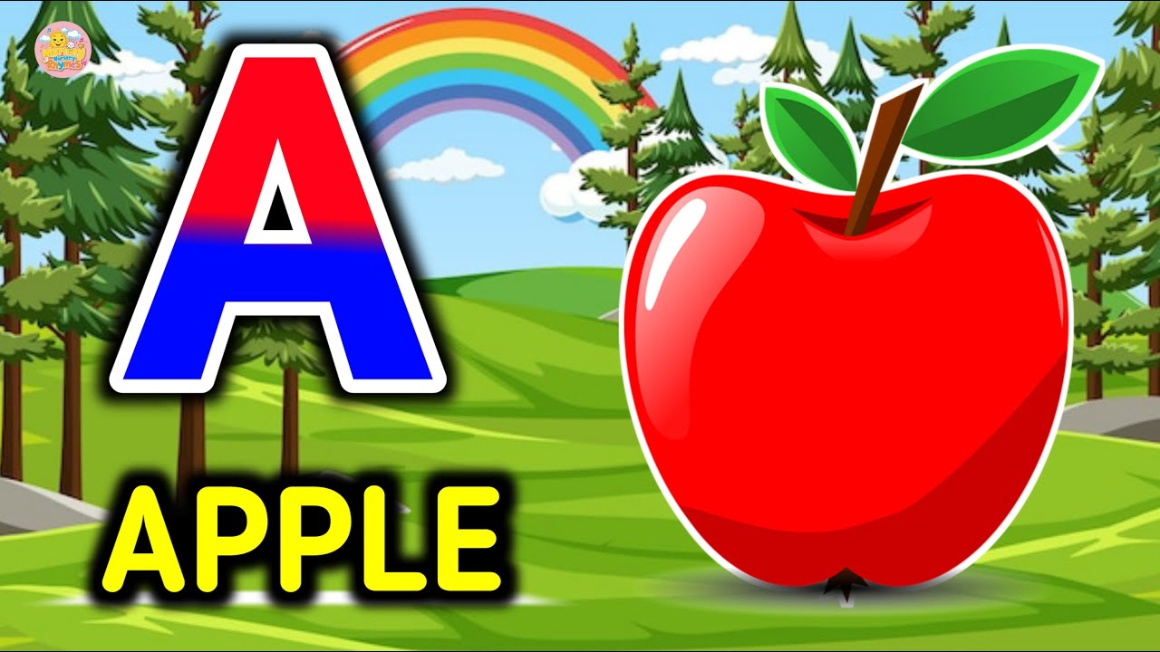 Phonics Song with TWO Words - A For Apple - ABC Alphabet Songs with ...