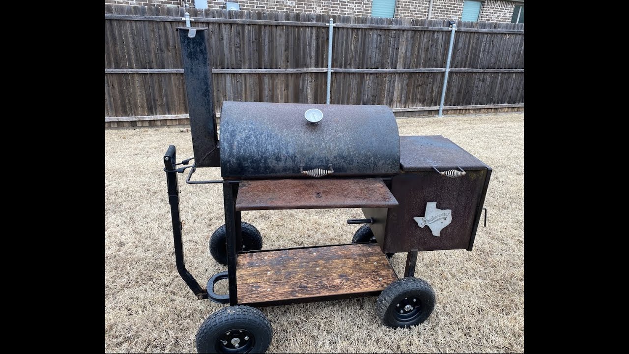 How to add Off Road Wheels & Wagon Steering to your Offset Smoker - YouTube