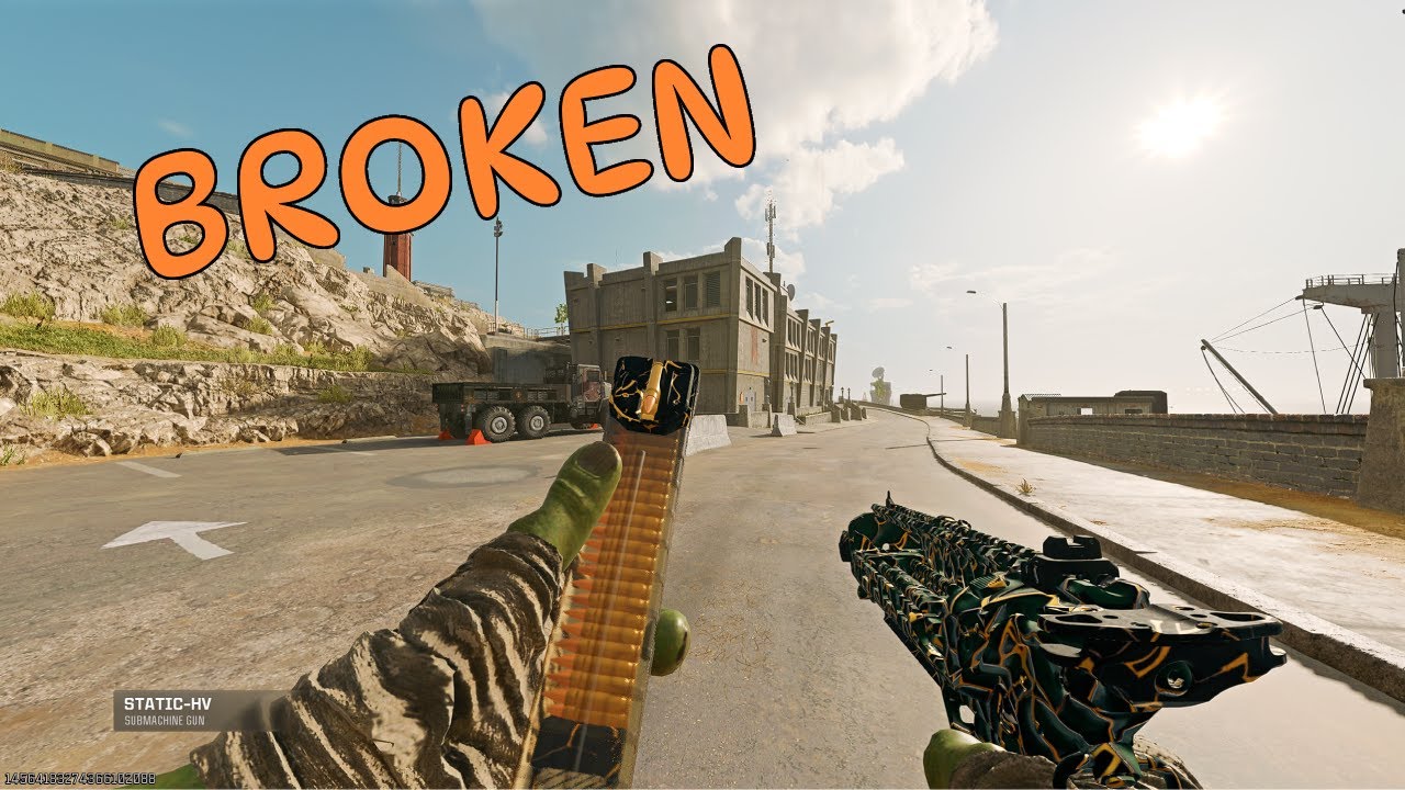 TRY THIS RIGHT NOW IN WARZONE BROKEN STATIC SMG... - YouTube
