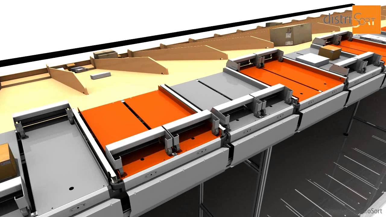 Distrisort integrates patented Twin Push tray - YouTube