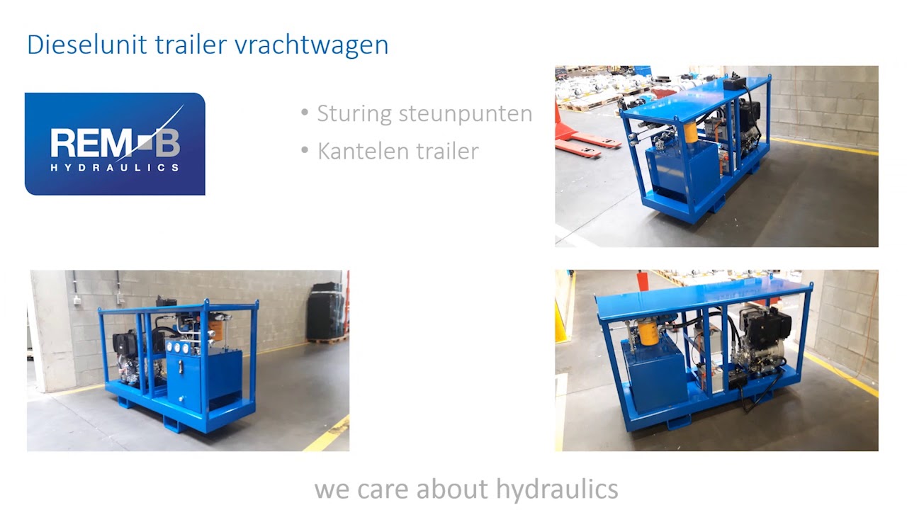 Overzicht hydraulische projecten REM-B HYDRAULICS - YouTube