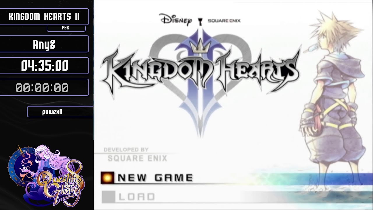 Kingdom Hearts II Any% by puwexil - Questing for Glory 8 - YouTube