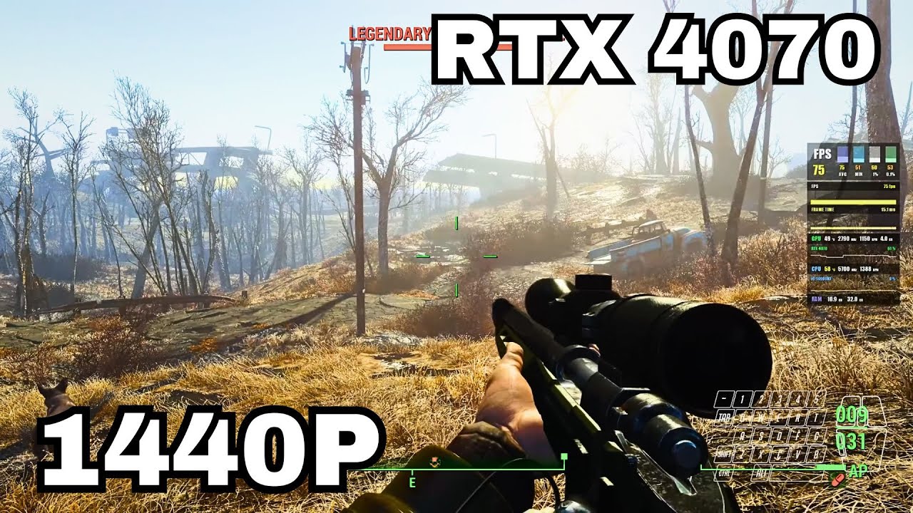 From Last-Gen to NEXT-GEN! Fallout 4 RTX 4070 & Texture Mods - YouTube