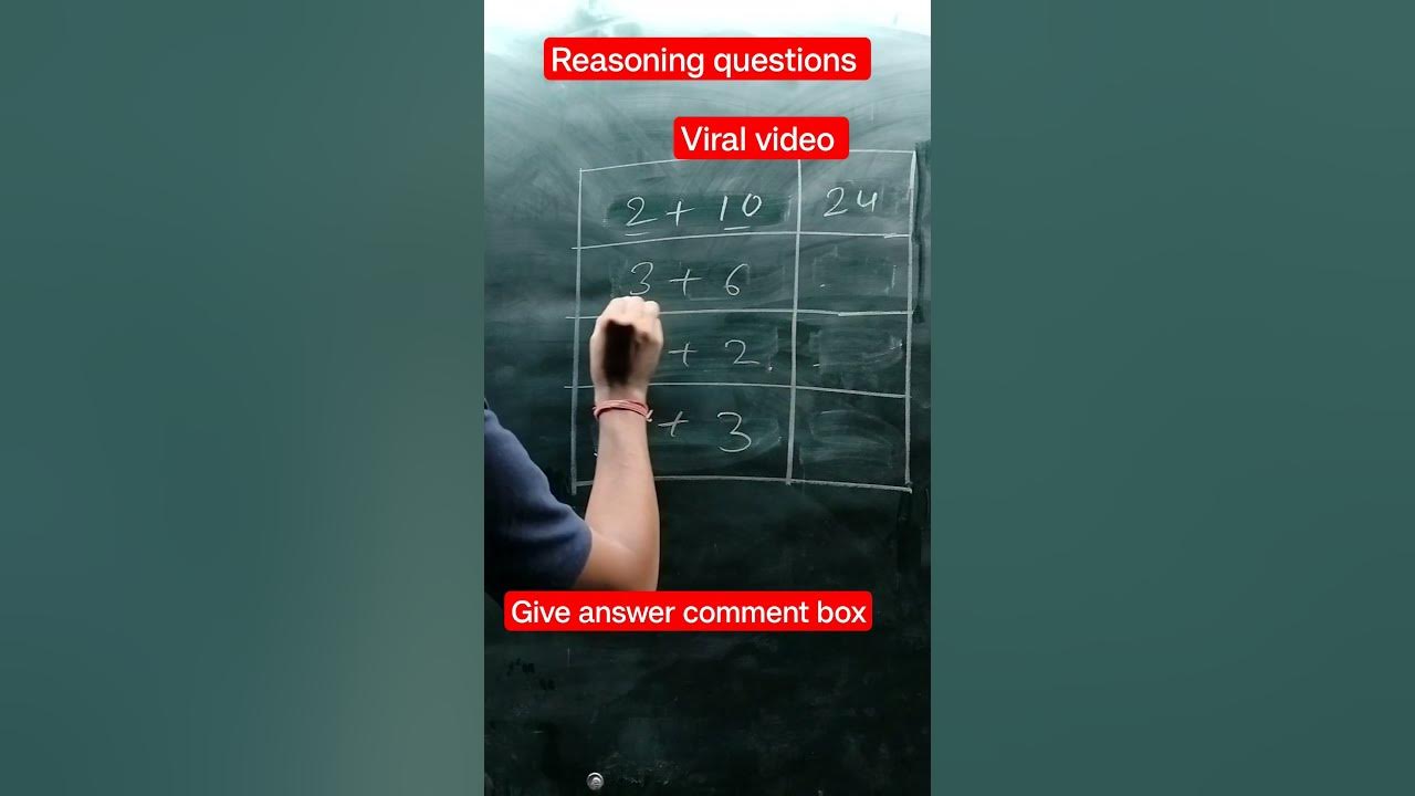 Reasoning Questions Maths Reasoning Reasoningquestions Mathstricks Reasonig