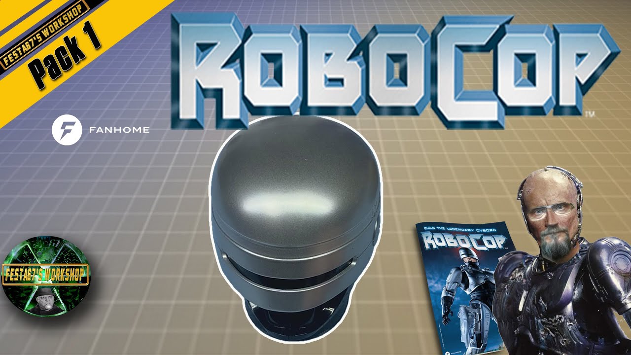 BUILD The Legendary CYBORG ROBOCOP - Fanhome - 1:3 Scale - Pack 1 - YouTube