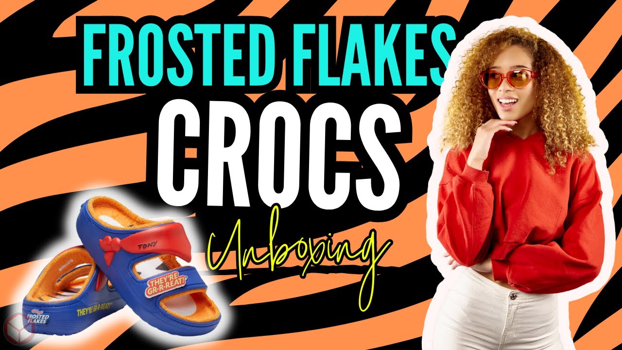 Frosted Flakes Cereal Crocs | Tony The Tiger Crocs | New Crocs Unboxing ...