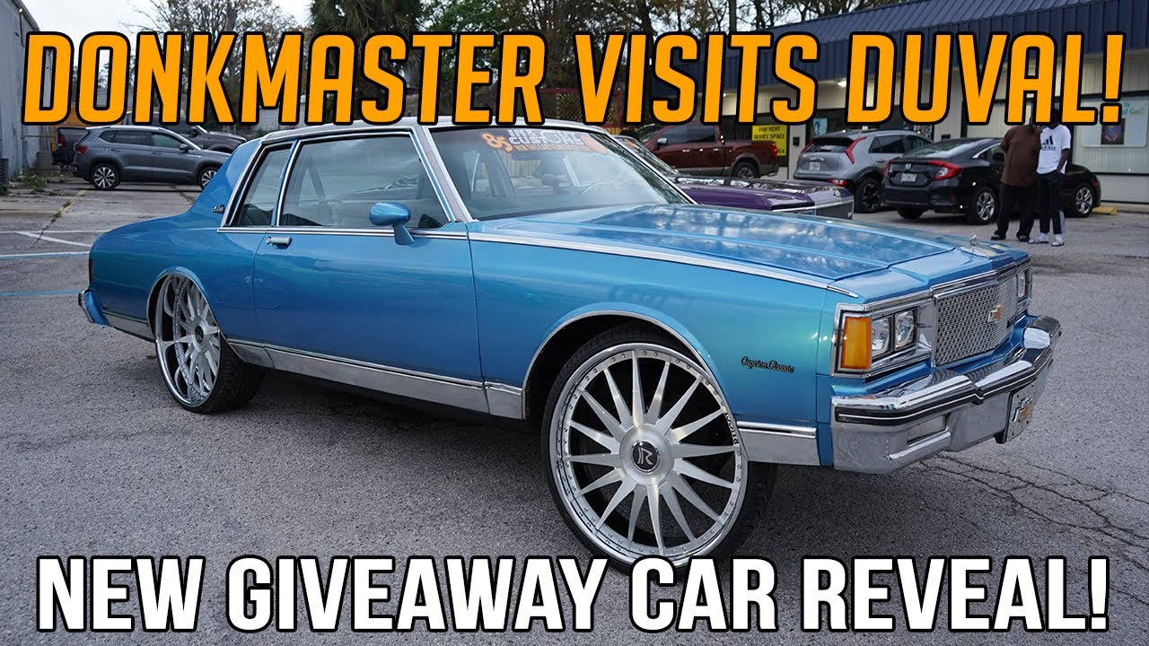 Donkmaster goes to Duval and reveals the newest giveaway car! #Donk # ...