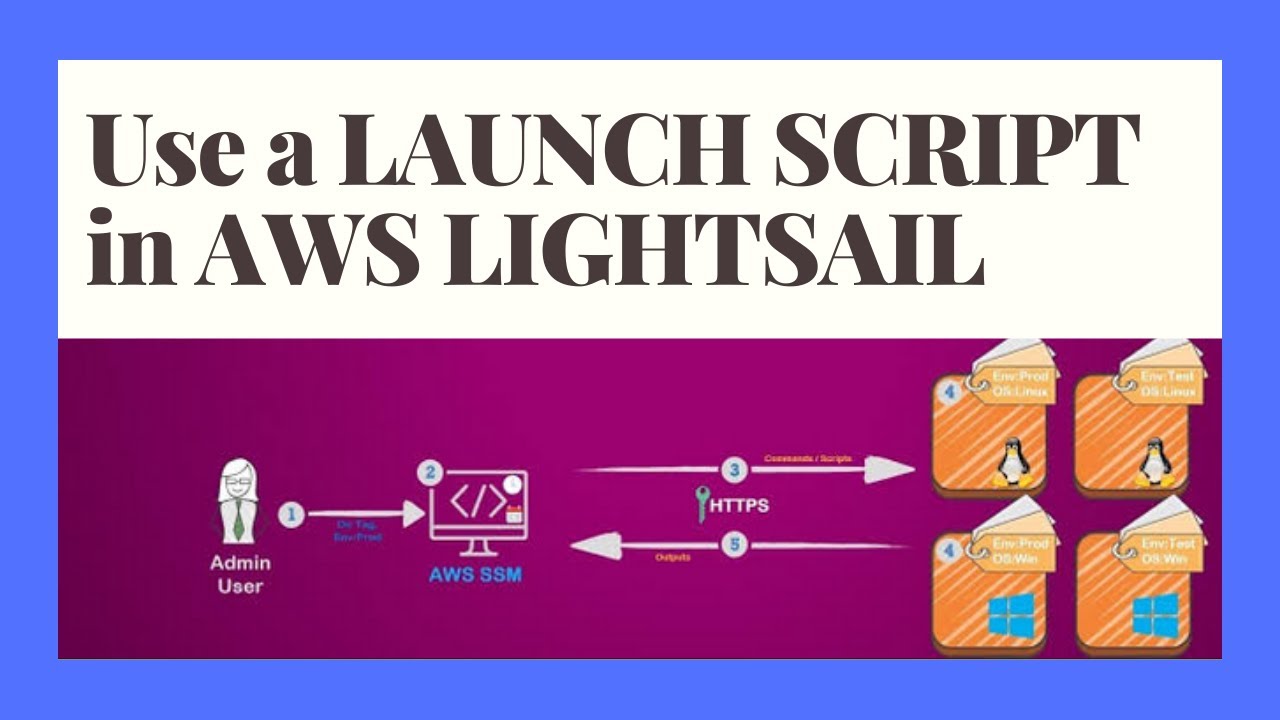 USE A LAUNCH SCRIPT IN AWS LIGHTSAIL - YouTube