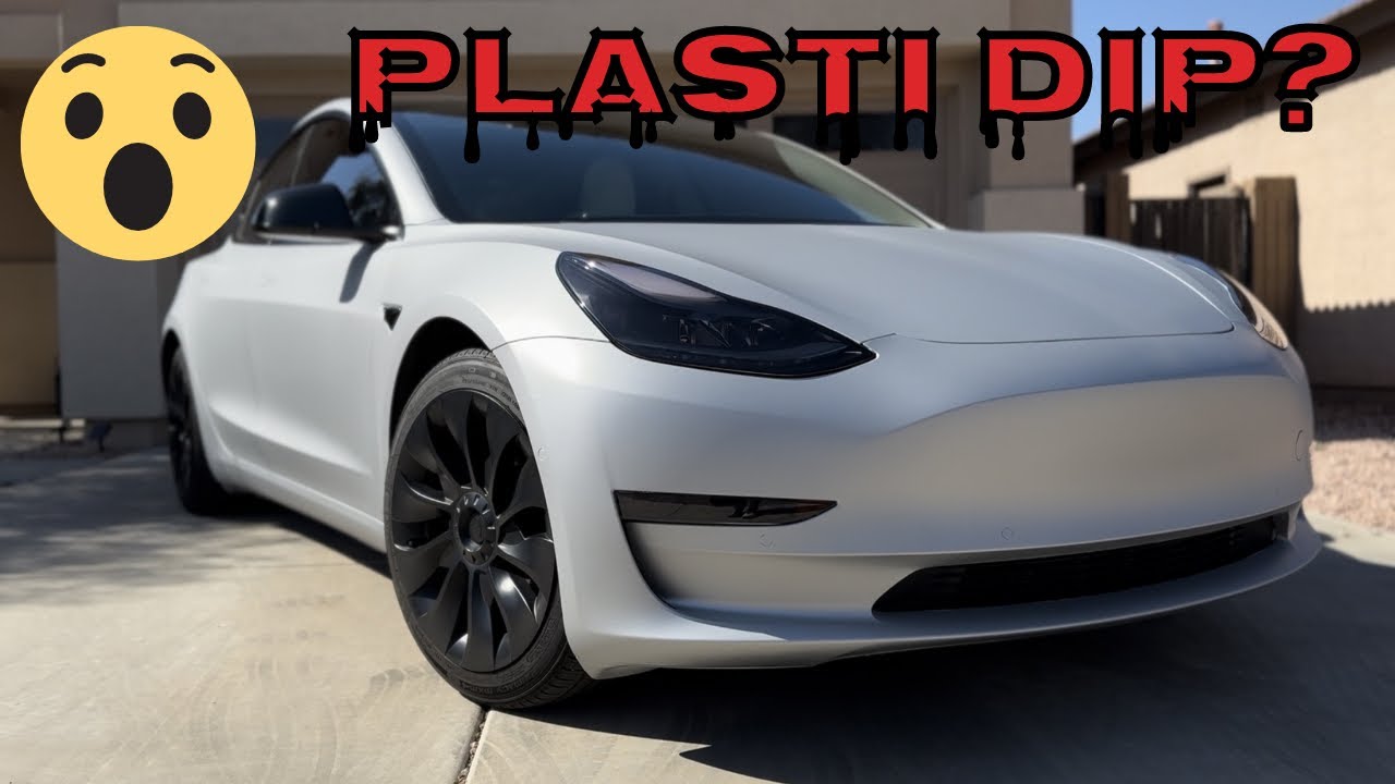 I Plasti Dipped my Tesla. Was it worth it? - YouTube