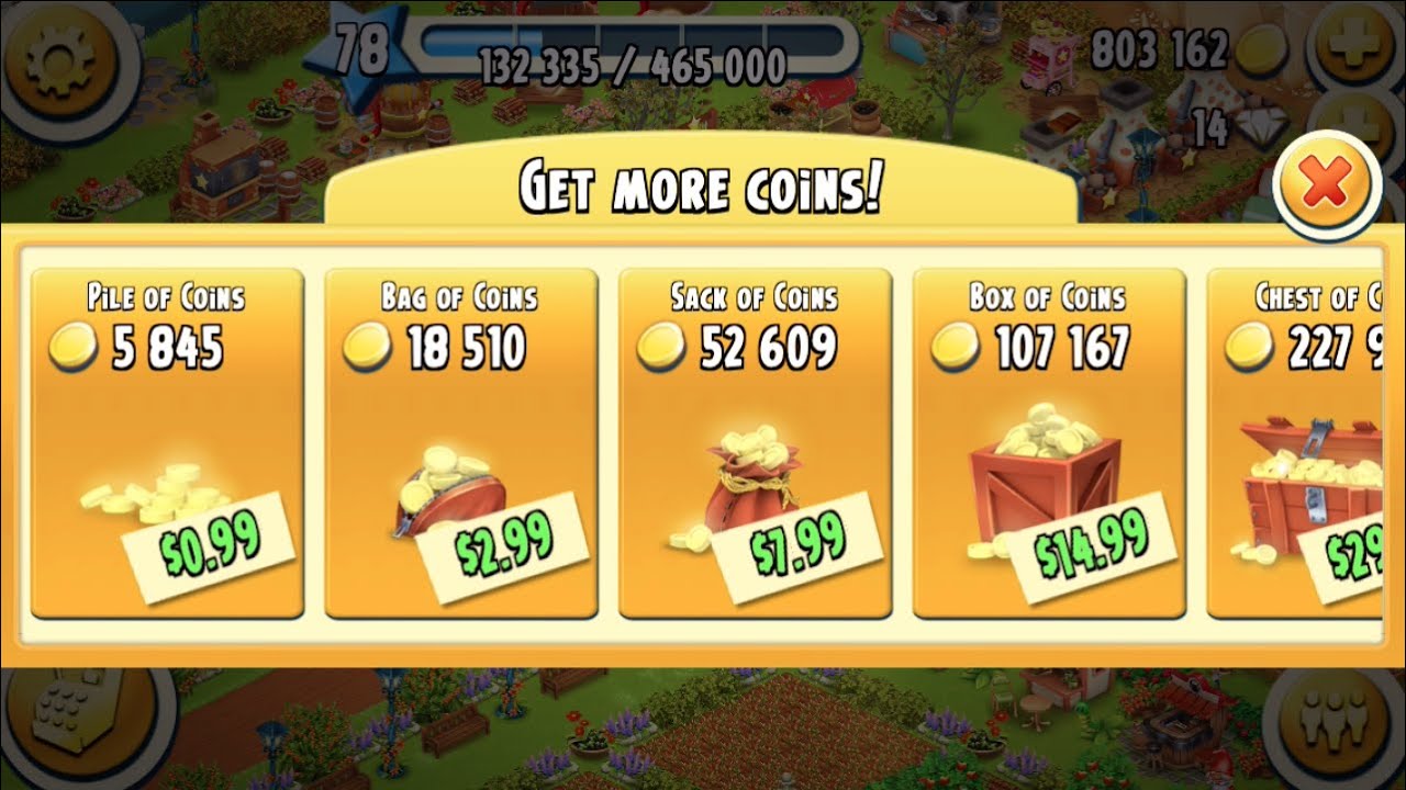 One Hours For Trading Half Million Coins in Freedom Farm - Hay Day ...