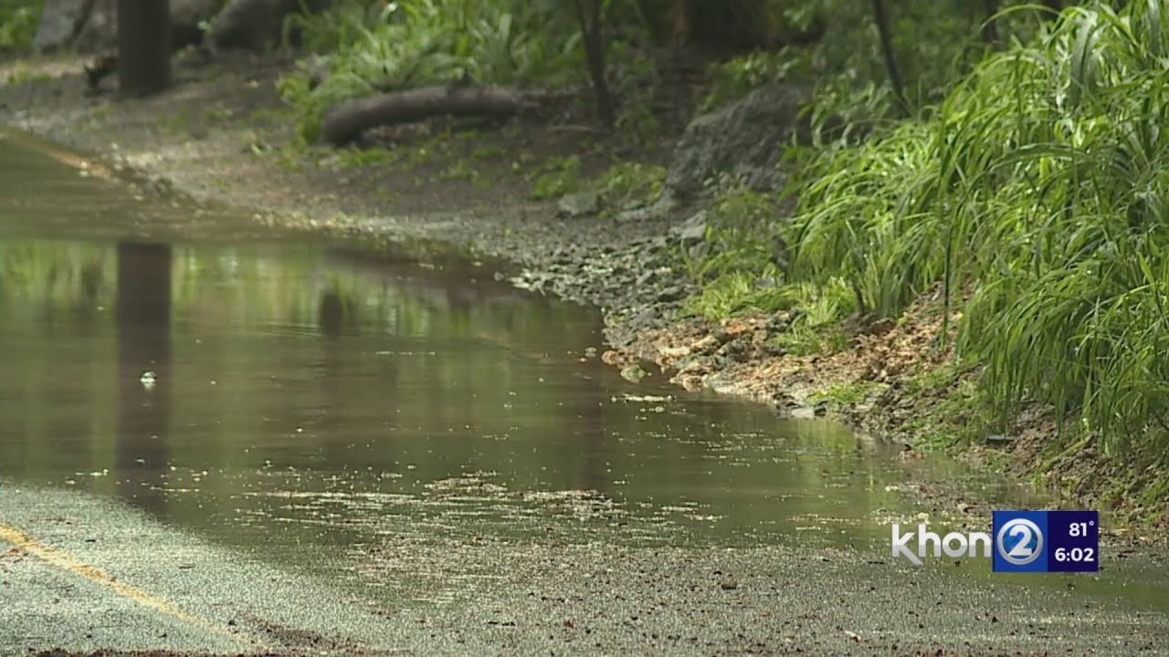 NWS establishes Flash Flood Advisory for Honolulu County - YouTube