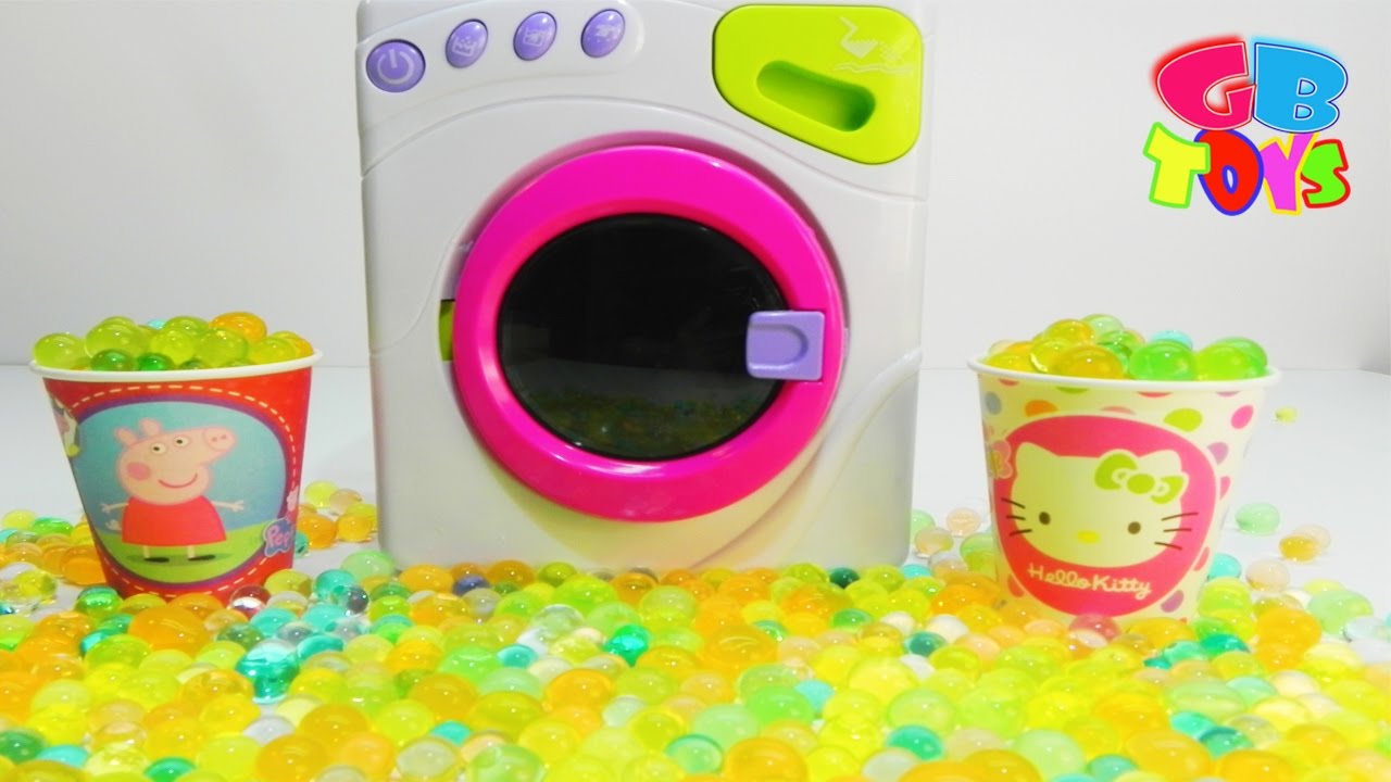 Play with Magic washing machine Orbeez Surprise toys - YouTube