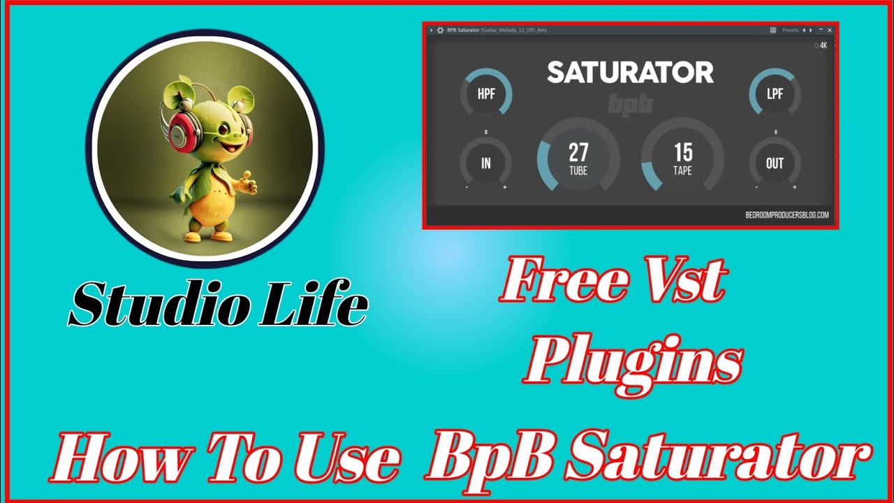 How To Use BpB Saturator 👈💯😍 Free Vst Plugins Full Hindi Tutorial 😍💯👌 ...