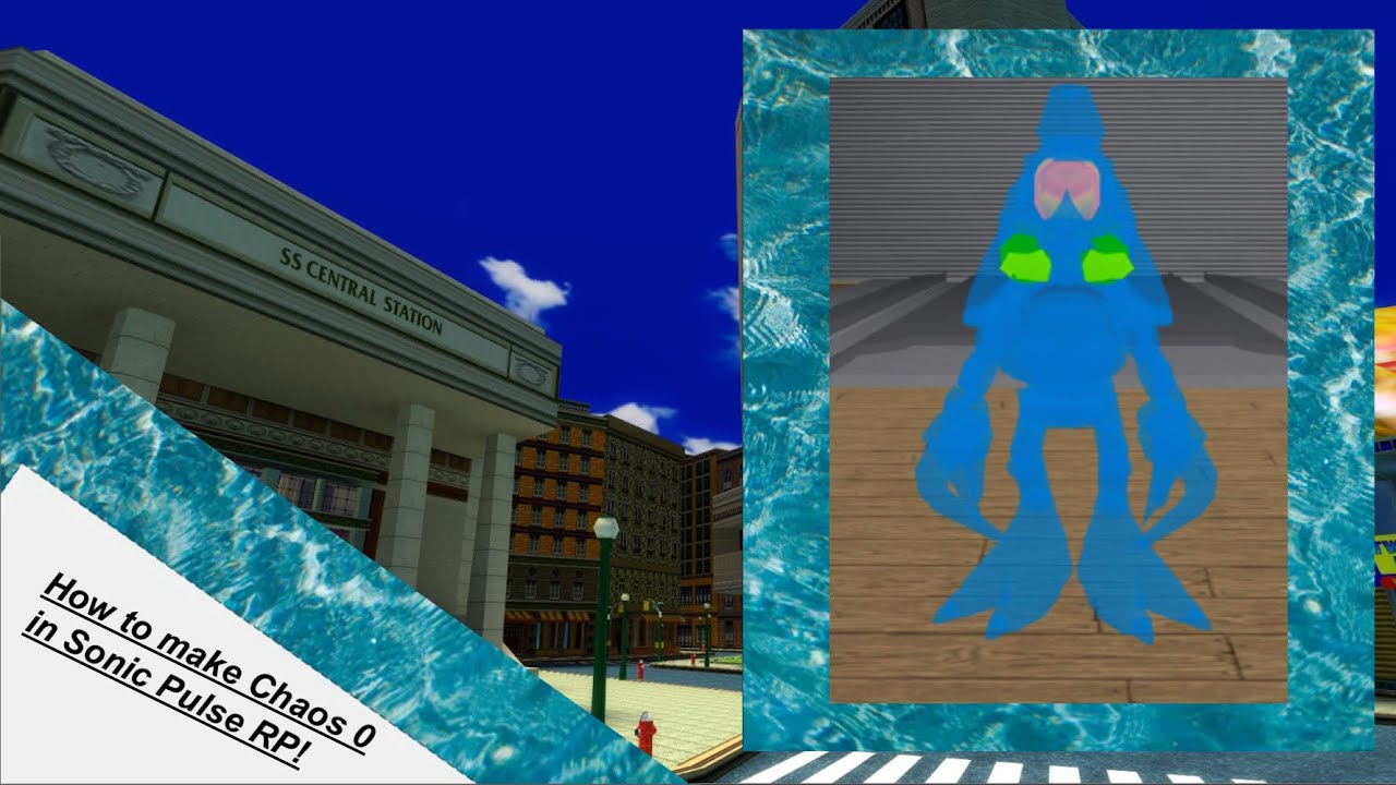 How to make Chaos 0 in Sonic Pulse RP - YouTube