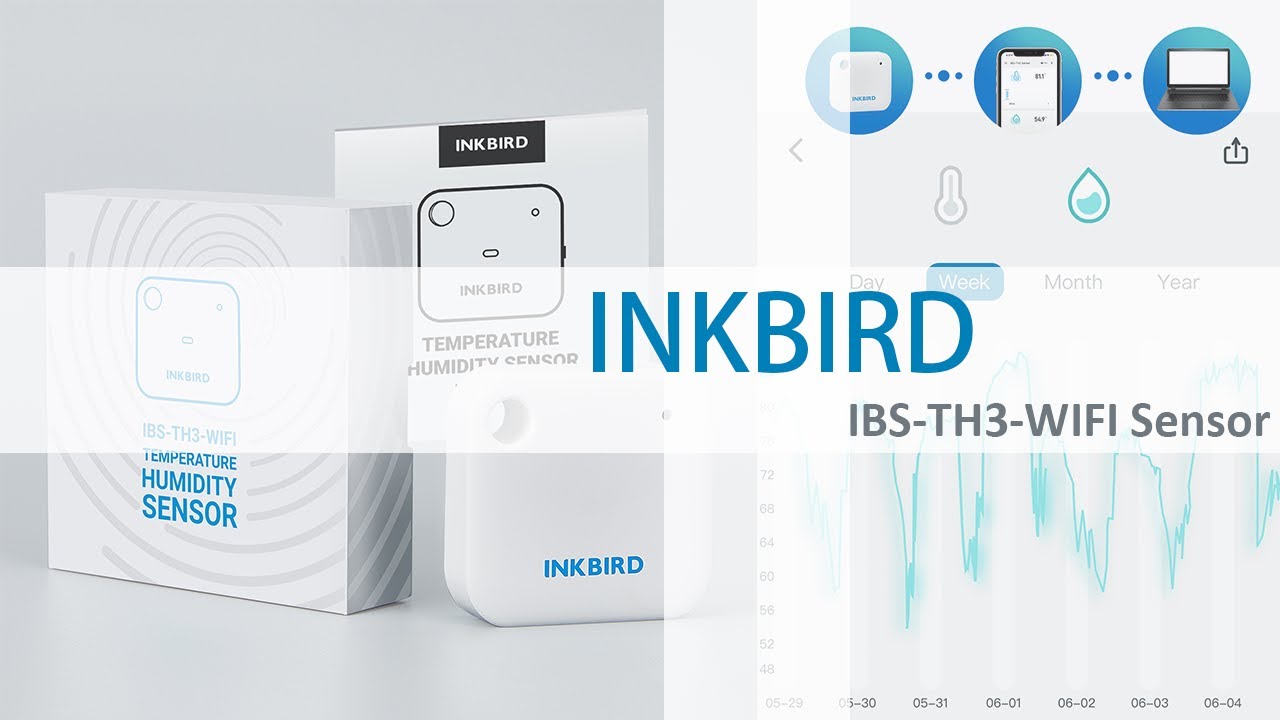 LATEST: INKBIRD Temperature and Humidity Two-in-one Indoor Sensor, IBS ...