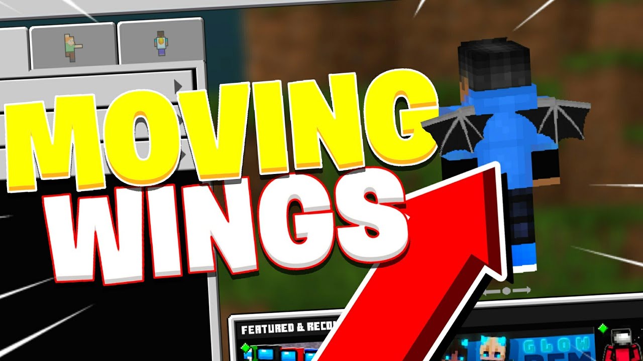 Animated Wings For MCPE! 1.16+ - YouTube