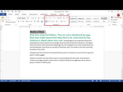 Aligning Text | Computer Training | Periwinkle - YouTube