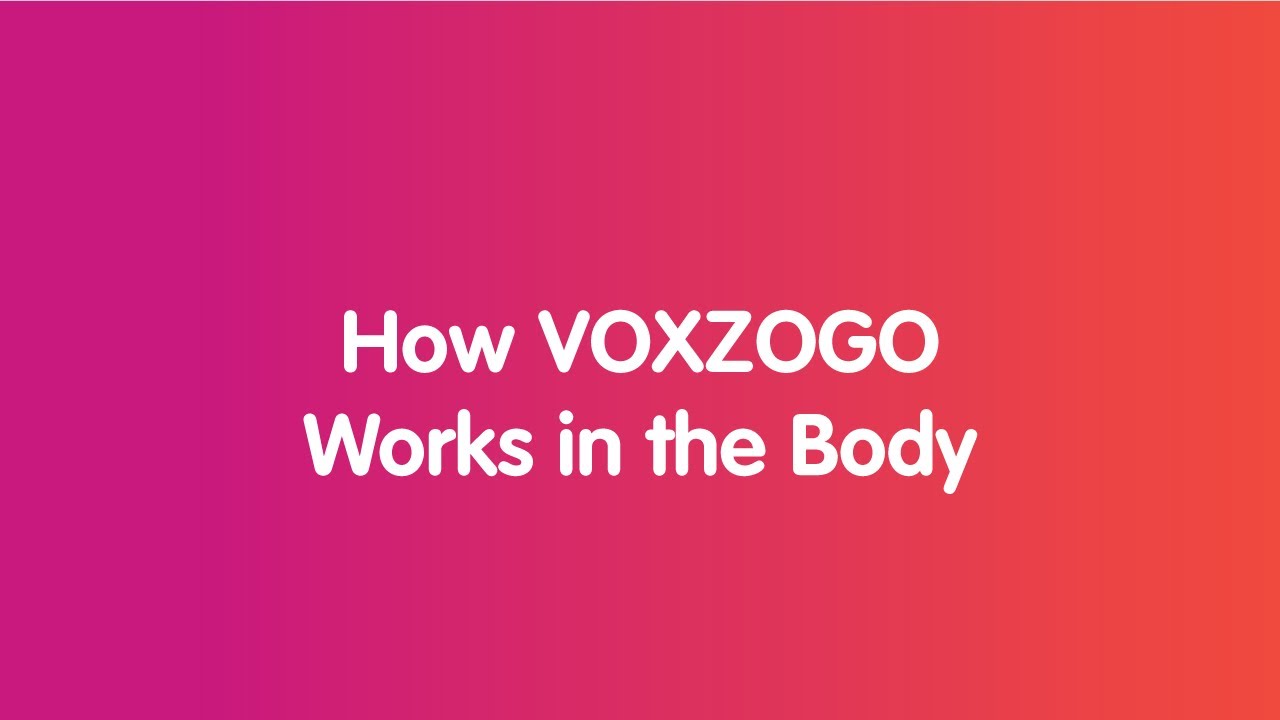 How VOXZOGO® (vosoritide) Works in the Body - YouTube